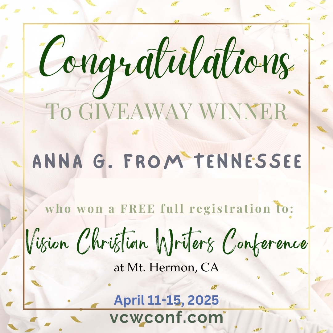 FULL REGISTRATION GIVEAWAY - Vision Christian Writers Conference